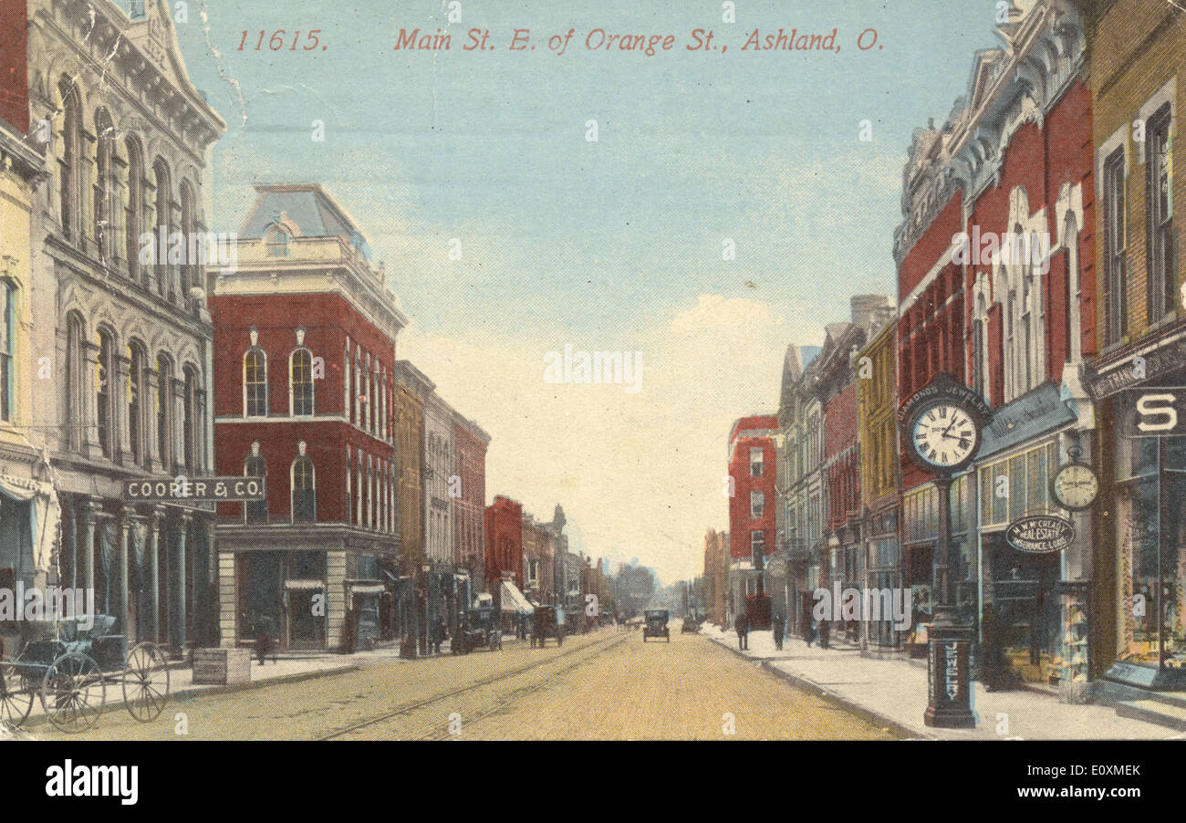 Main St. E. of Orange St Stock Photo - Alamy