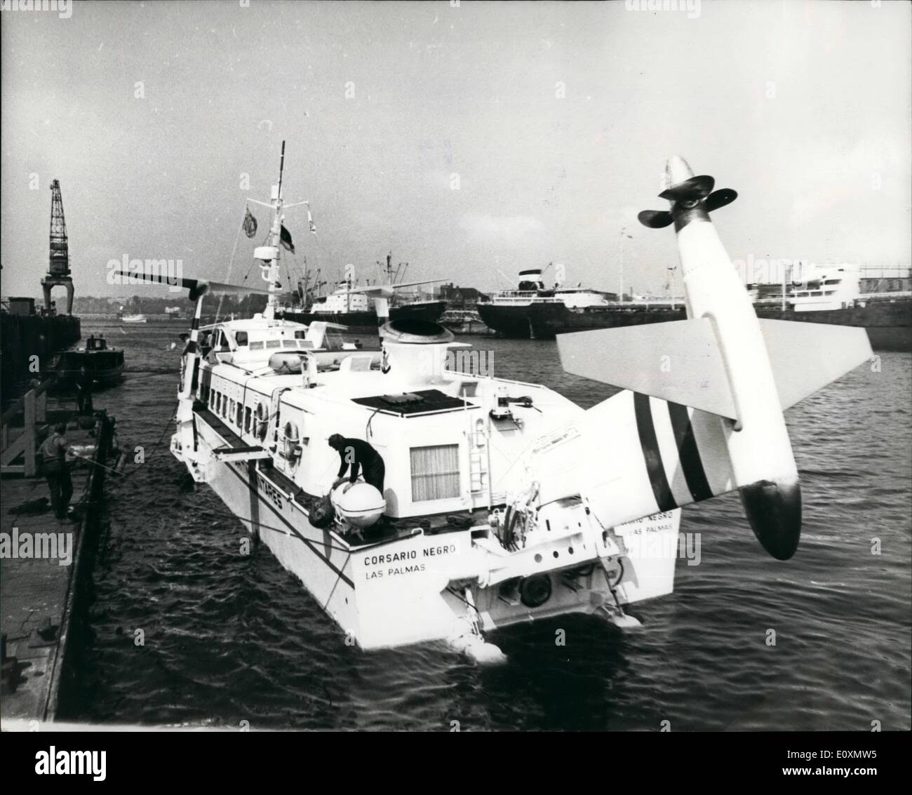 Jun. 06, 1967 - Germany's Latest Aircraft-Wing Boat Built For Spanish ...