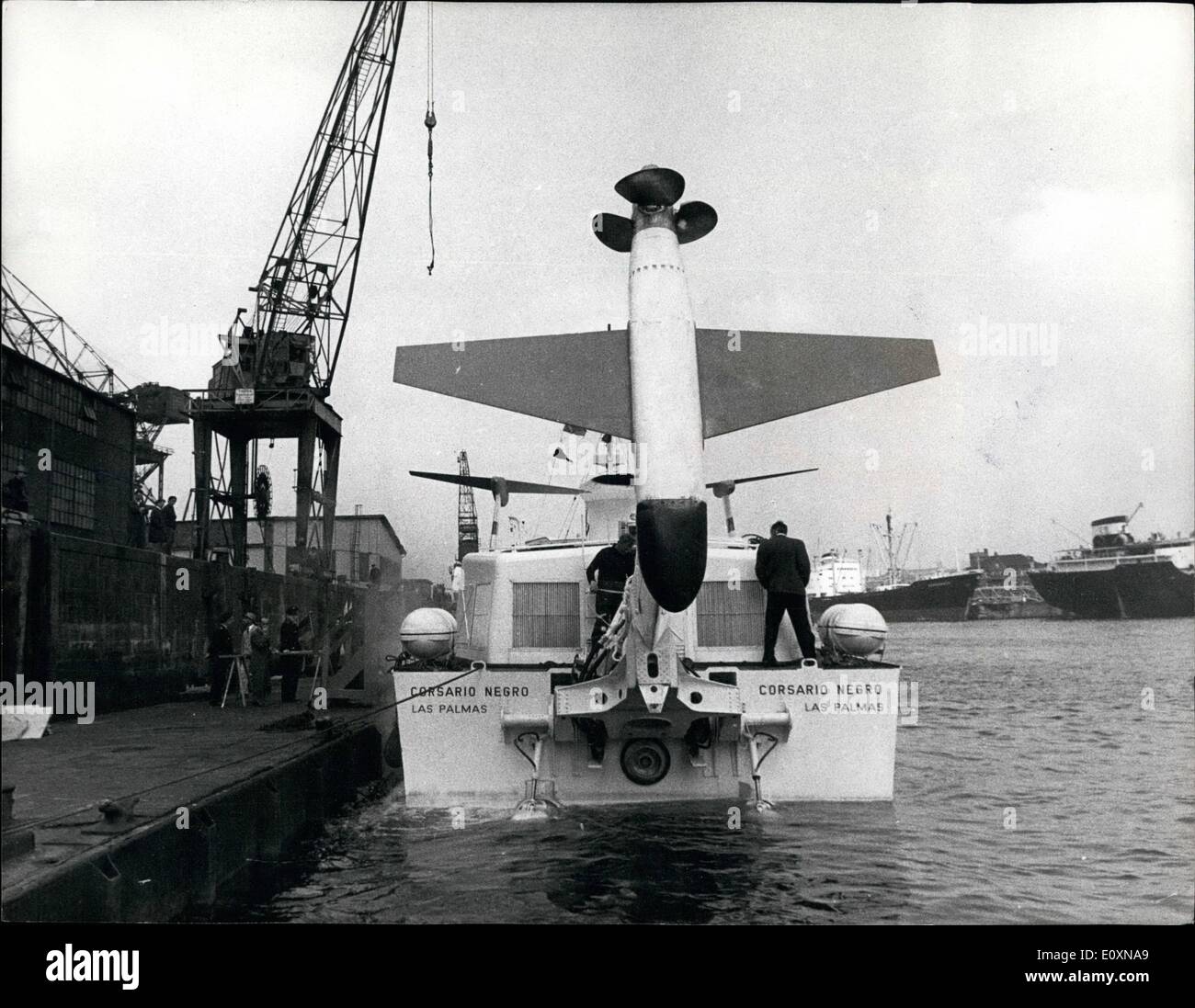 Jun. 06, 1967 - Germany's Latest Aircraft-Wing Boat Built For Spanish ...