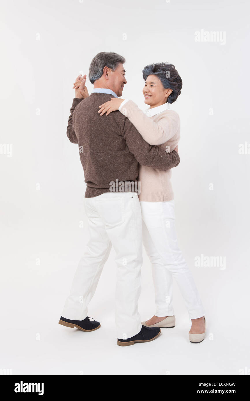 an old couple dancing Stock Photo - Alamy
