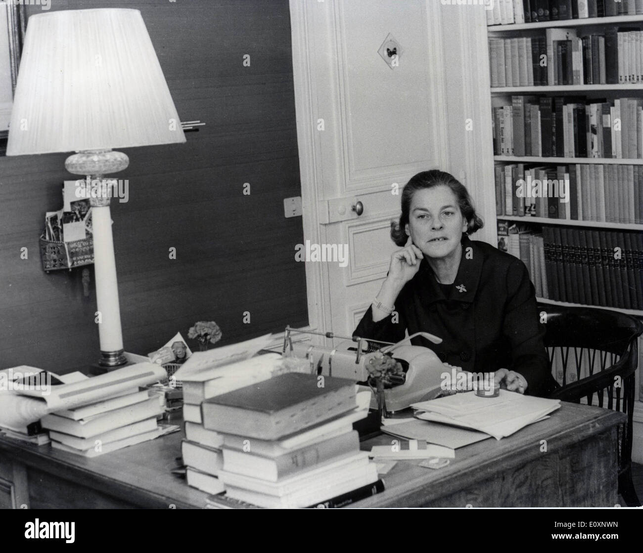 June 21, 1967 - Paris, France - Writer, Novelist MARY MCCARTHY in her ...