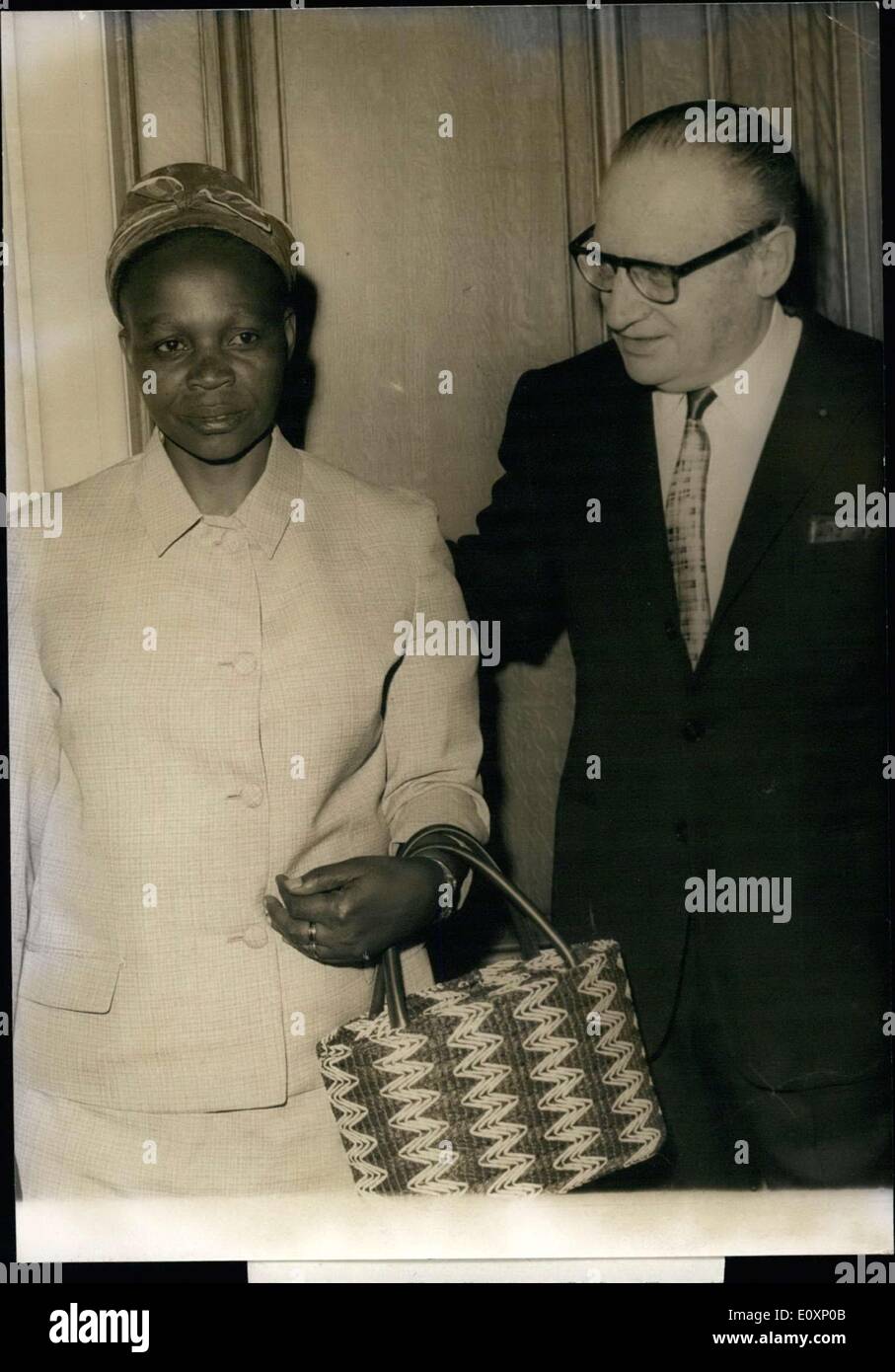 Jul. 05, 1967 - Madame Tshombe, wife of the incarcerated African leader ...