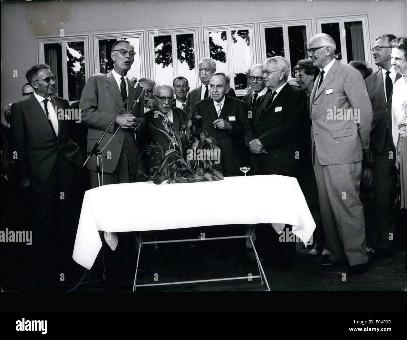 Jul. 05, 1967 - Pictured are from left to right Professors Reichstein ...