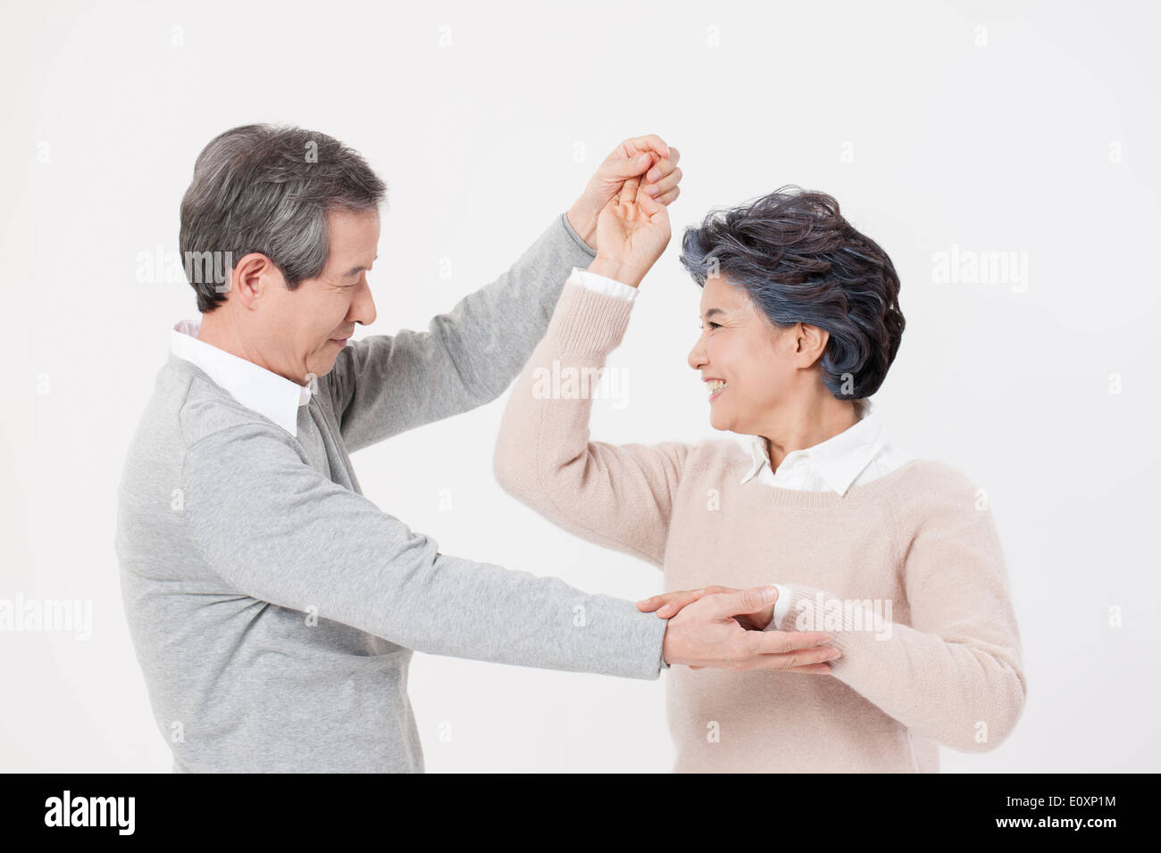 an old couple dancing Stock Photo - Alamy