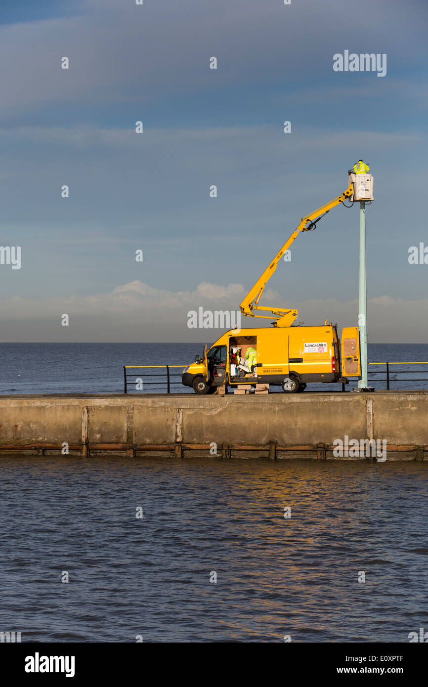 Knott End; Pier; Lancashire; UK Stock Photo - Alamy
