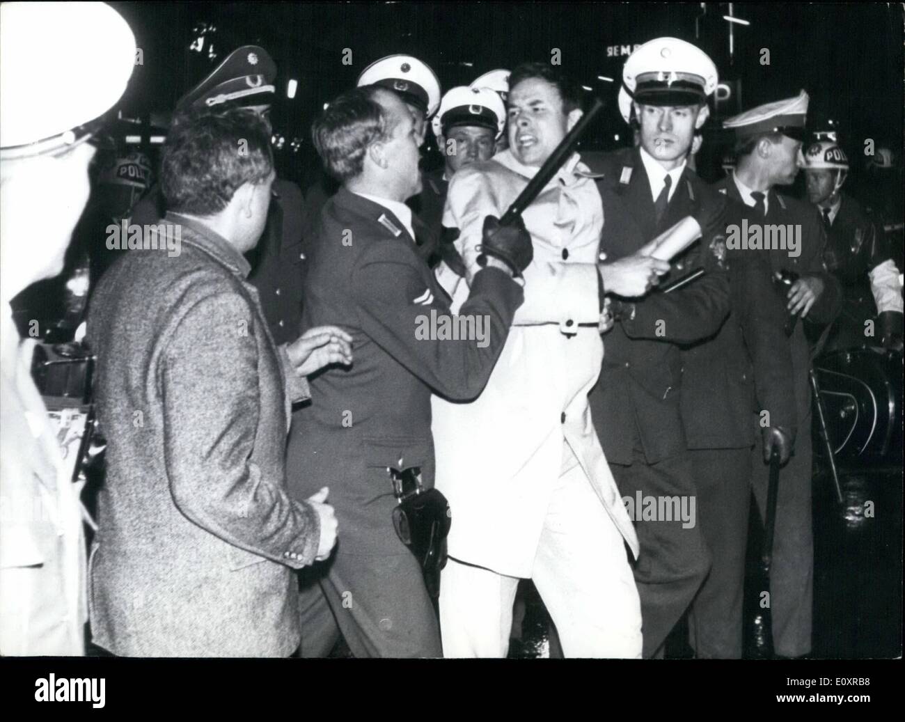 Oct. 10, 1967 - West Berlin: Wild student demonstrations against ...