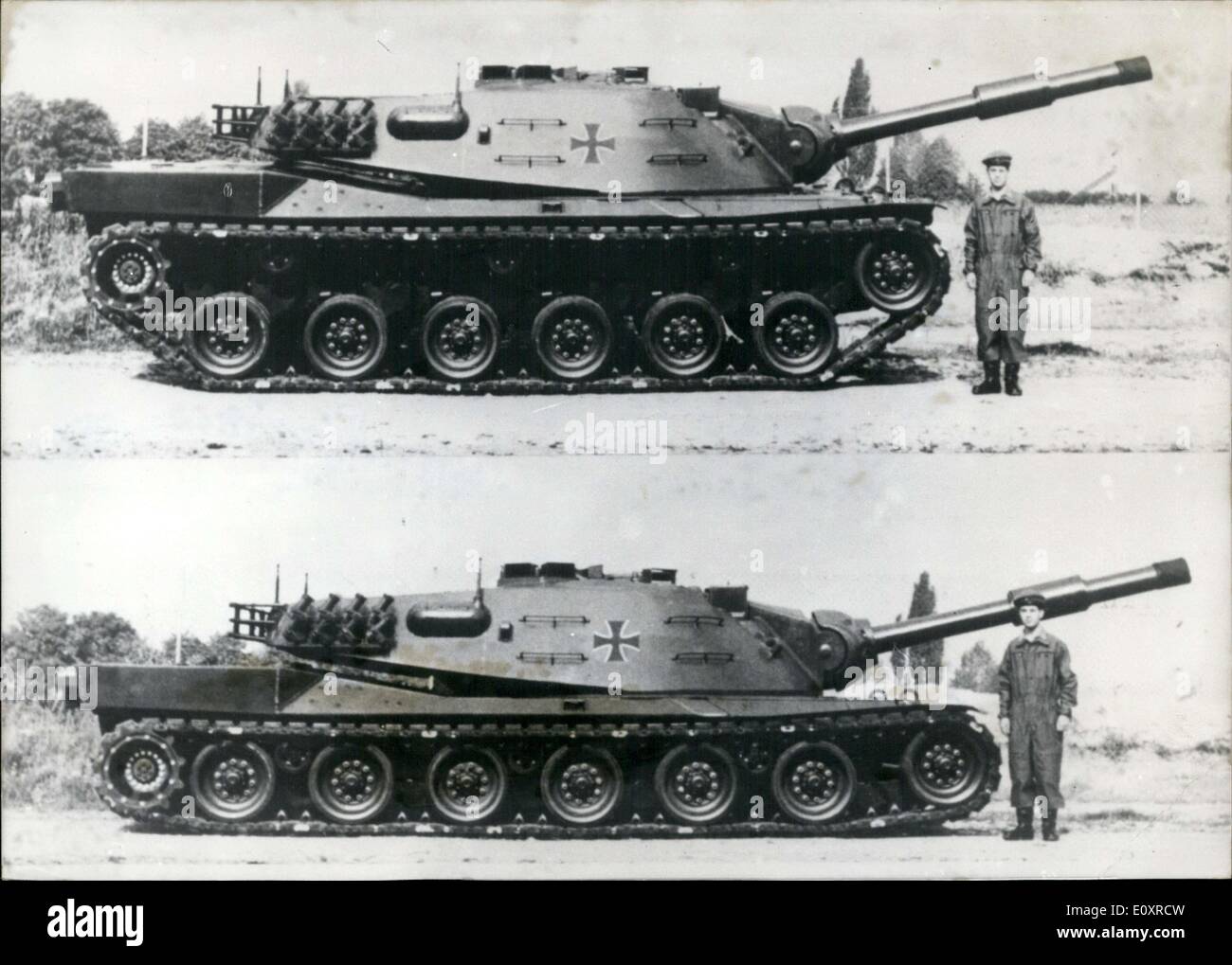Oct. 13, 1967 - Pictured is the new M 70 Panzer tank. It weighed 50 ...