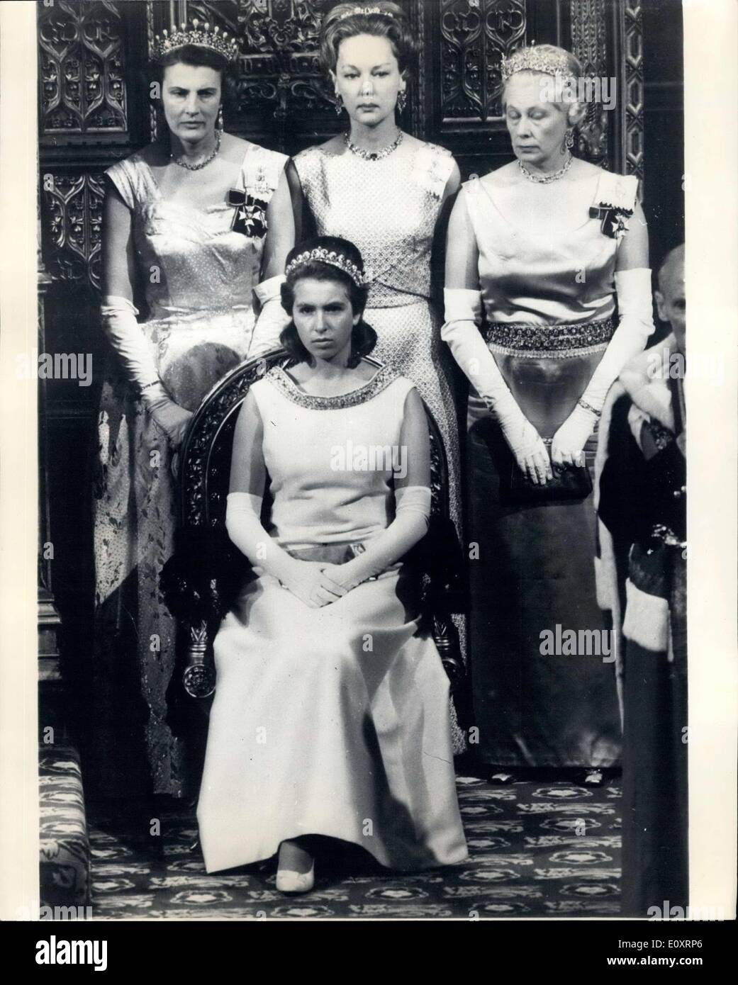 Oct. 31, 1967 - State Opening Of Parliament. Prince Charles And ...