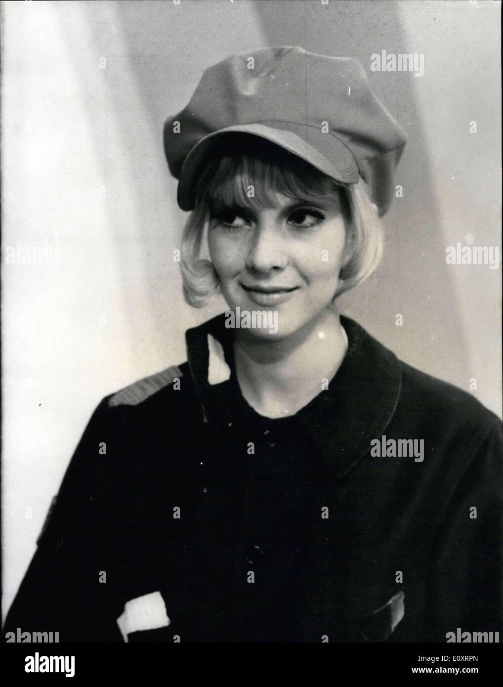 Nov. 03, 1967 - Sylvie Vartan is pictured during filming of the TV ...