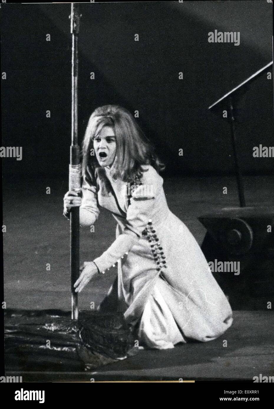 Nov. 04, 1967 - Anja Silja, now celebrated not only in Bayreuth, but ...