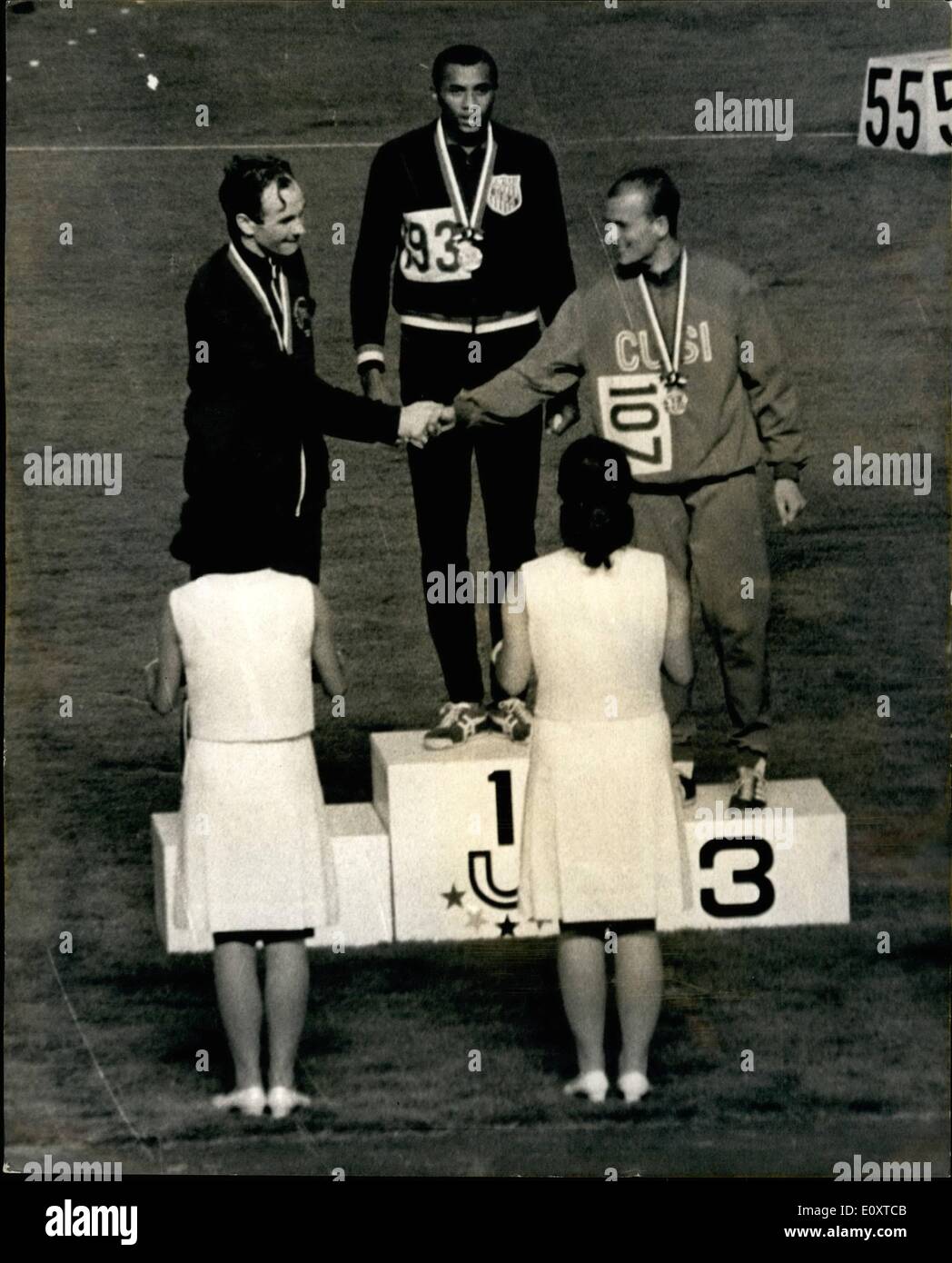 Sep. 09, 1967 - World University Games in Tokyo. Photo Shows T. Smith ...