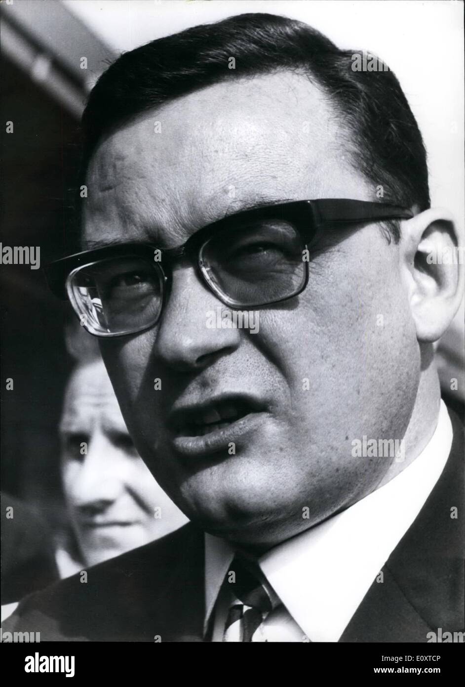 Sep. 09, 1967 - Klaus Schultz - setary of state in the ministry of ...