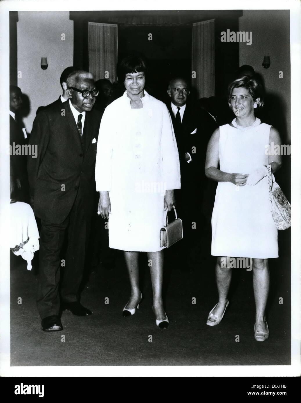 Nov. 11, 1967 - President & Madame Francois Duvalier of Haiti with ...