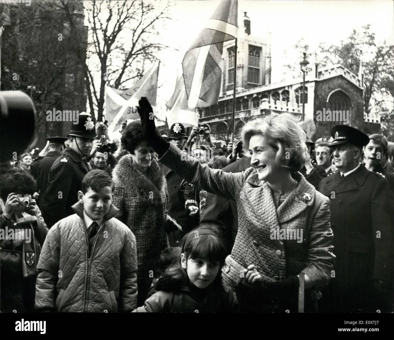 Nov. 11, 1967 - Mrs. Ewing Takes Her Seat At The House Of Commons: Mrs ...