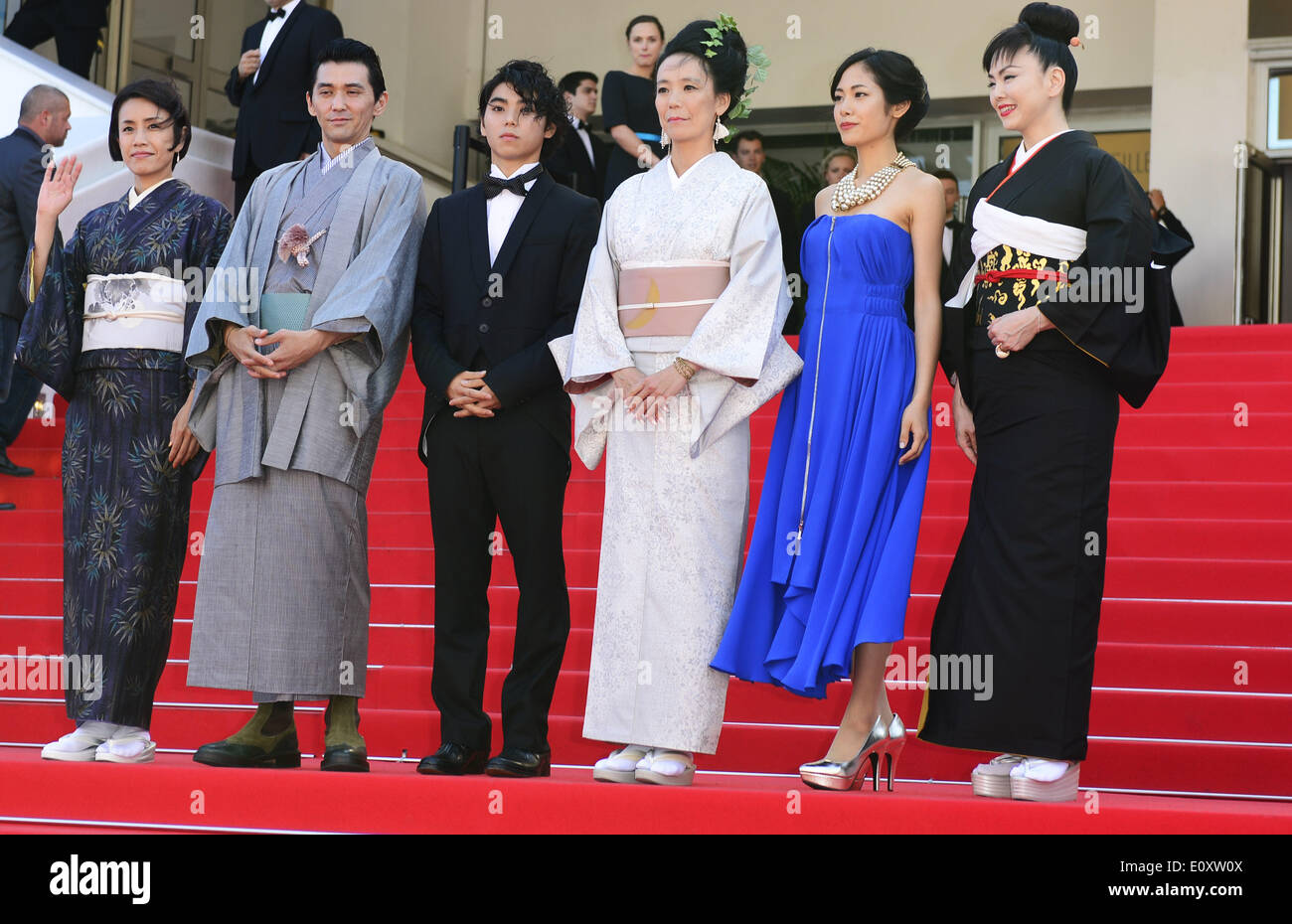 Cannes, France. 20th May, 2014. Japanese actress Makiko Watanabe ...