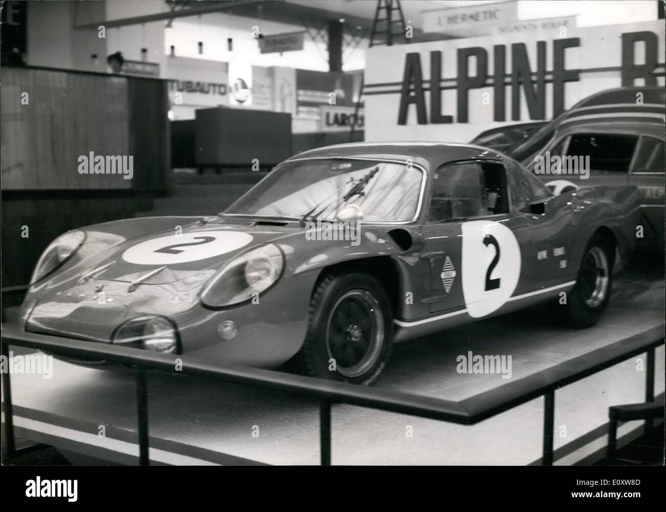 1967 new renault alpine on display hi-res stock photography and images ...