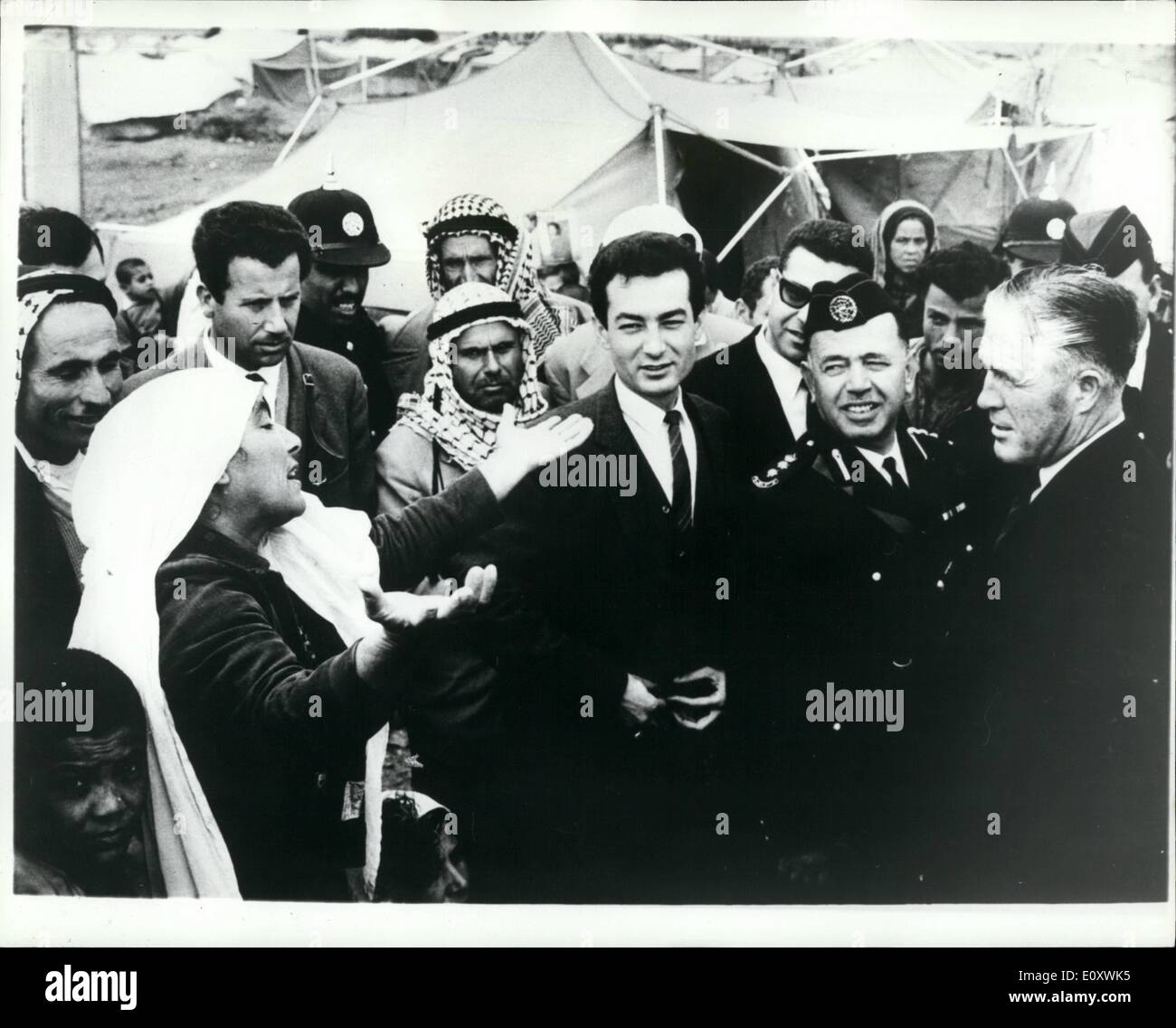 Dec. 12, 1967 - Michigan Governor George Romney talks with Aras Refuges ...