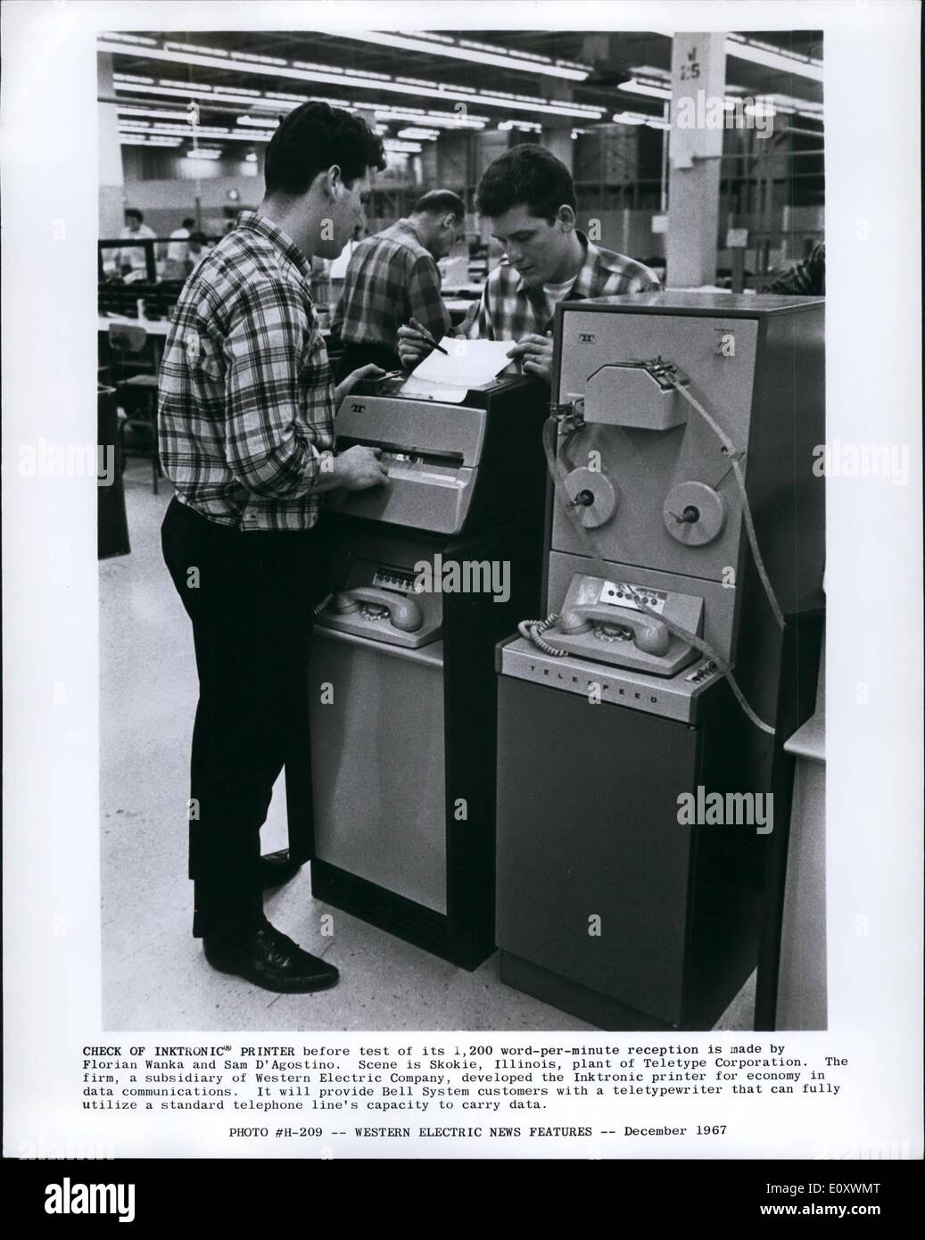 Teletype inktronic hi-res stock photography and images - Alamy