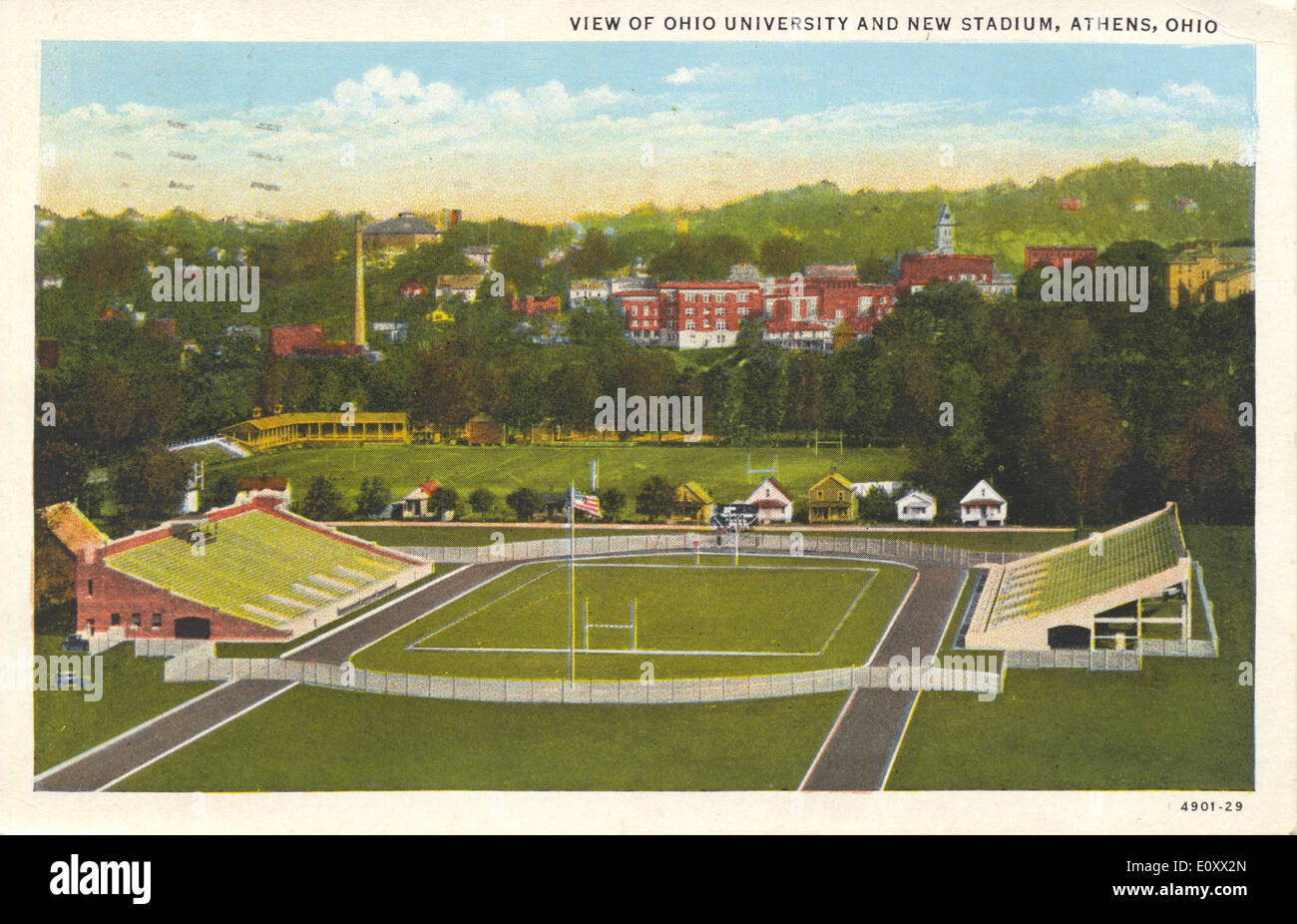 View of Ohio University, and New Stadium, Athens, Ohio Stock Photo - Alamy