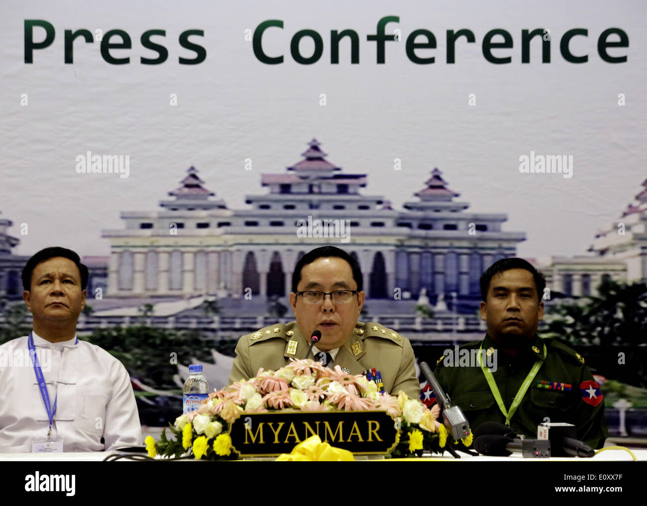 (140520) -- NAY PYI TAW, May 20, 2014 (Xinhua) -- Myanmar Defense ...
