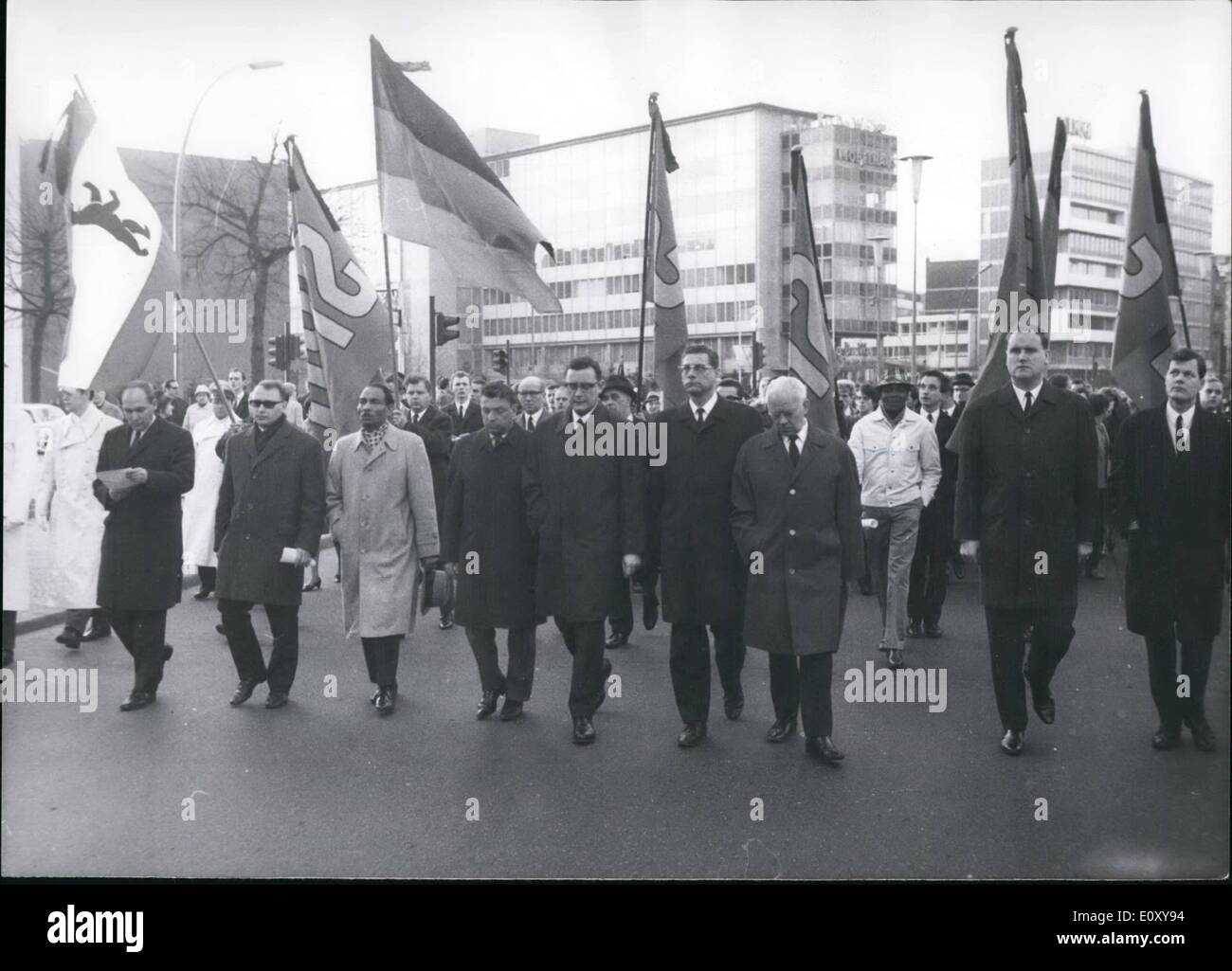 Apr. 04, 1968 - Berlin is mourning for Martin Luther King: On Saturday ...