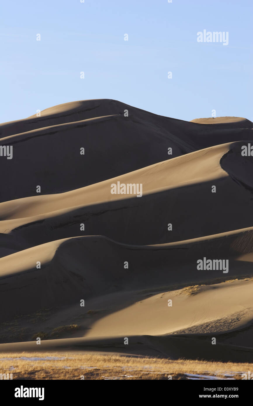 Sand dunes, Great Sand Dunes National Park, Colorado USA Stock Photo ...