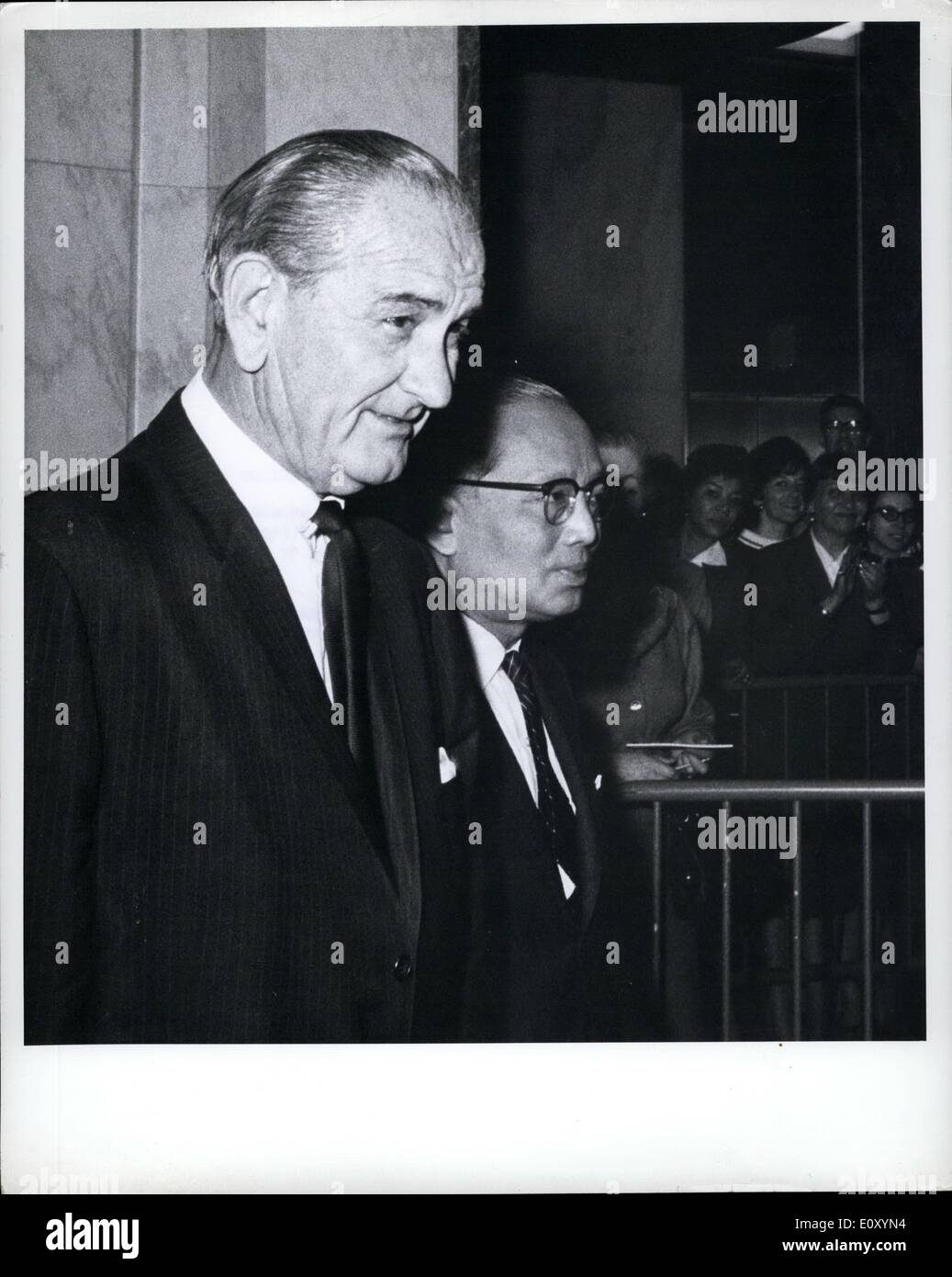Apr. 04, 1968 - US President Johnson Visits UN Setary-General U Thant ... Apr. 04, 1968 - US President Johnson Visits UN Setary-General U Thant ...