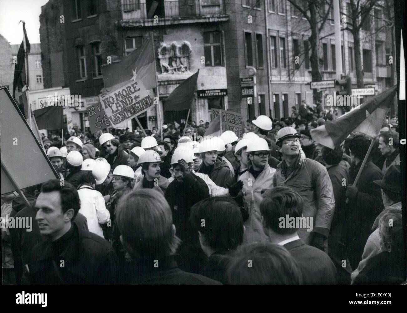 Feb. 02, 1968 - Vietnam demonstration in Berlin: The Socialist-German ...