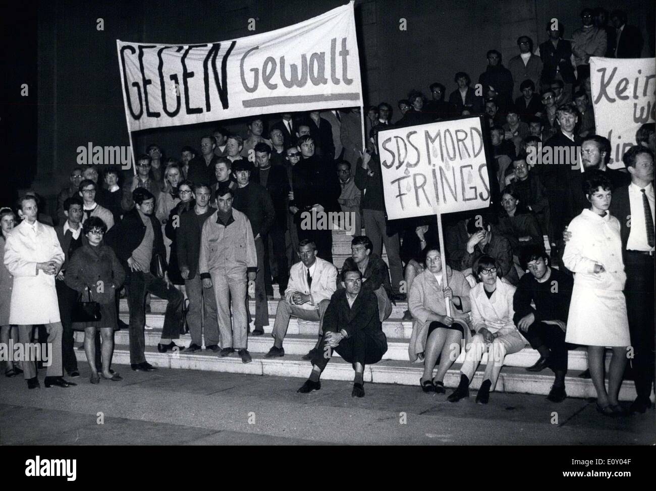 Apr. 18, 1968 - Over 1,000 students of the University of Munich marched ...