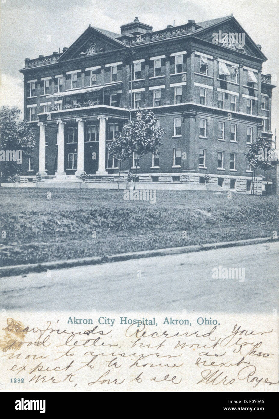Akron history postcard hi-res stock photography and images - Alamy