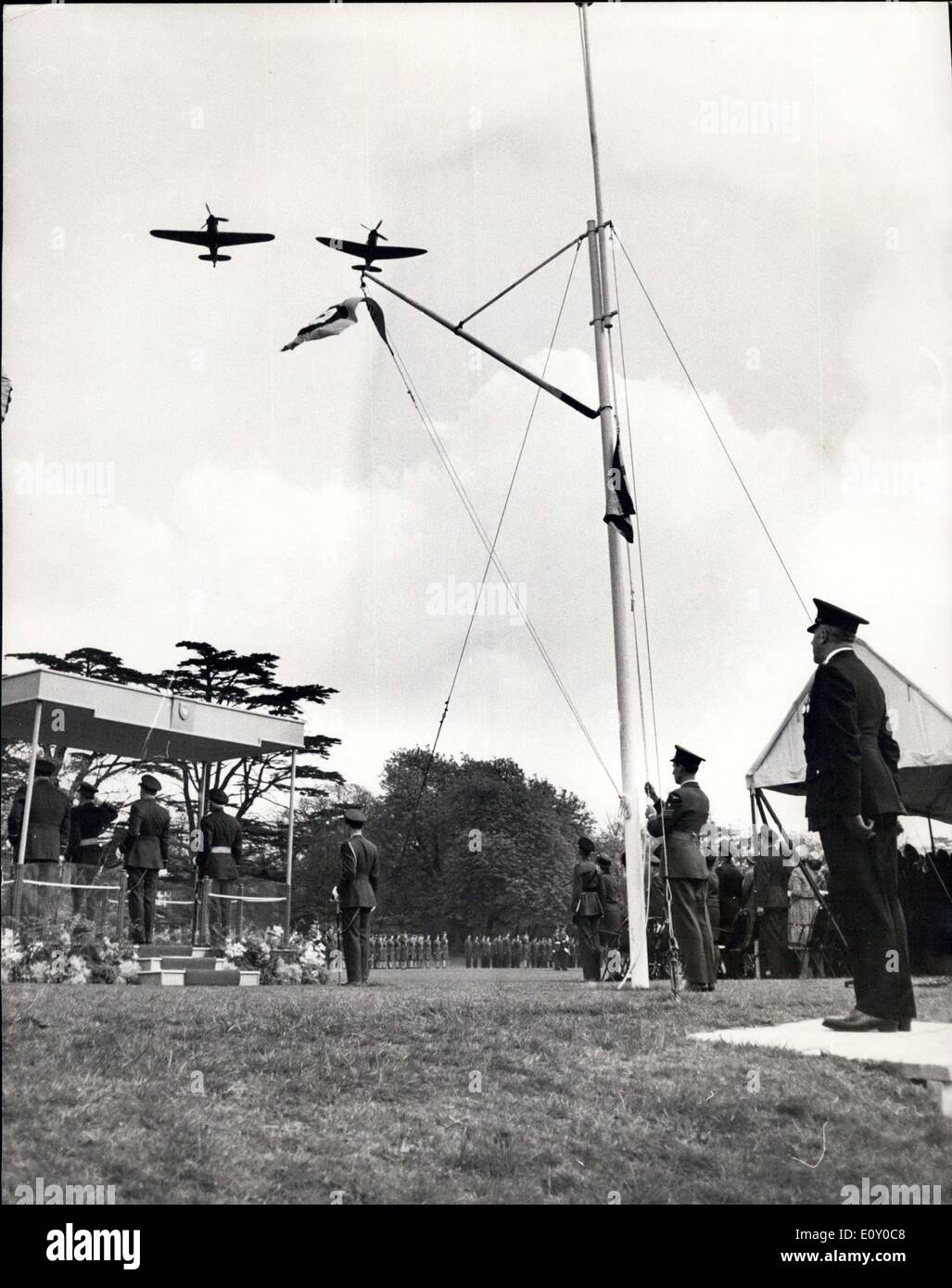 Apr. 25, 1968 - Fighter Command Disbandment Ceremony: There was a ...