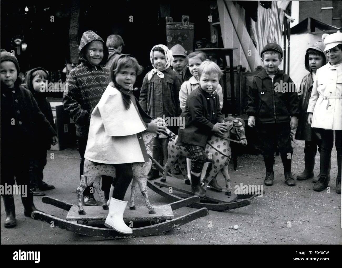 Apr. 27, 1968 - These children are at the Spring Fair in Munich and are ...