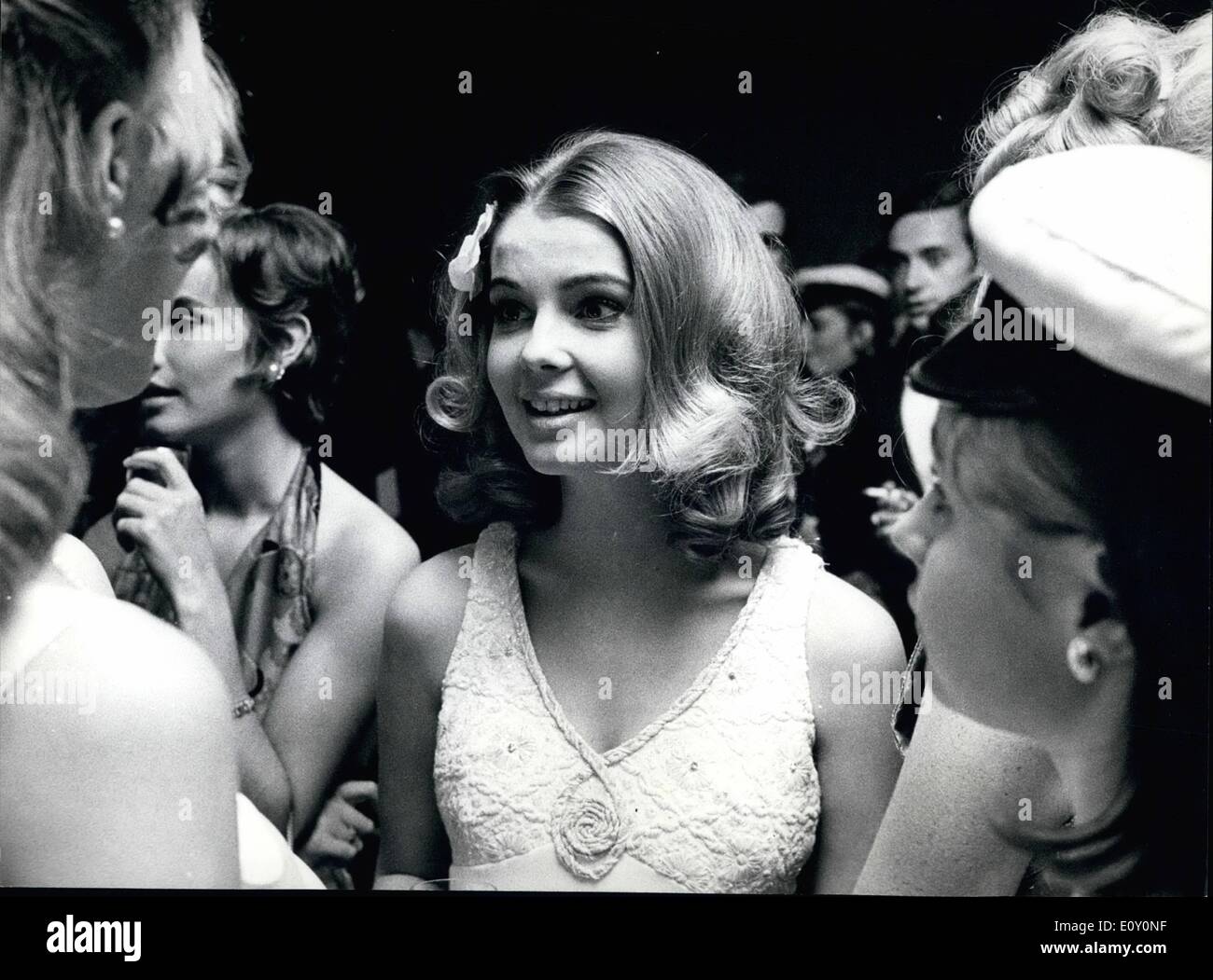 May 05, 1968 - At a party given by film-star Pia Deger march at the in ...