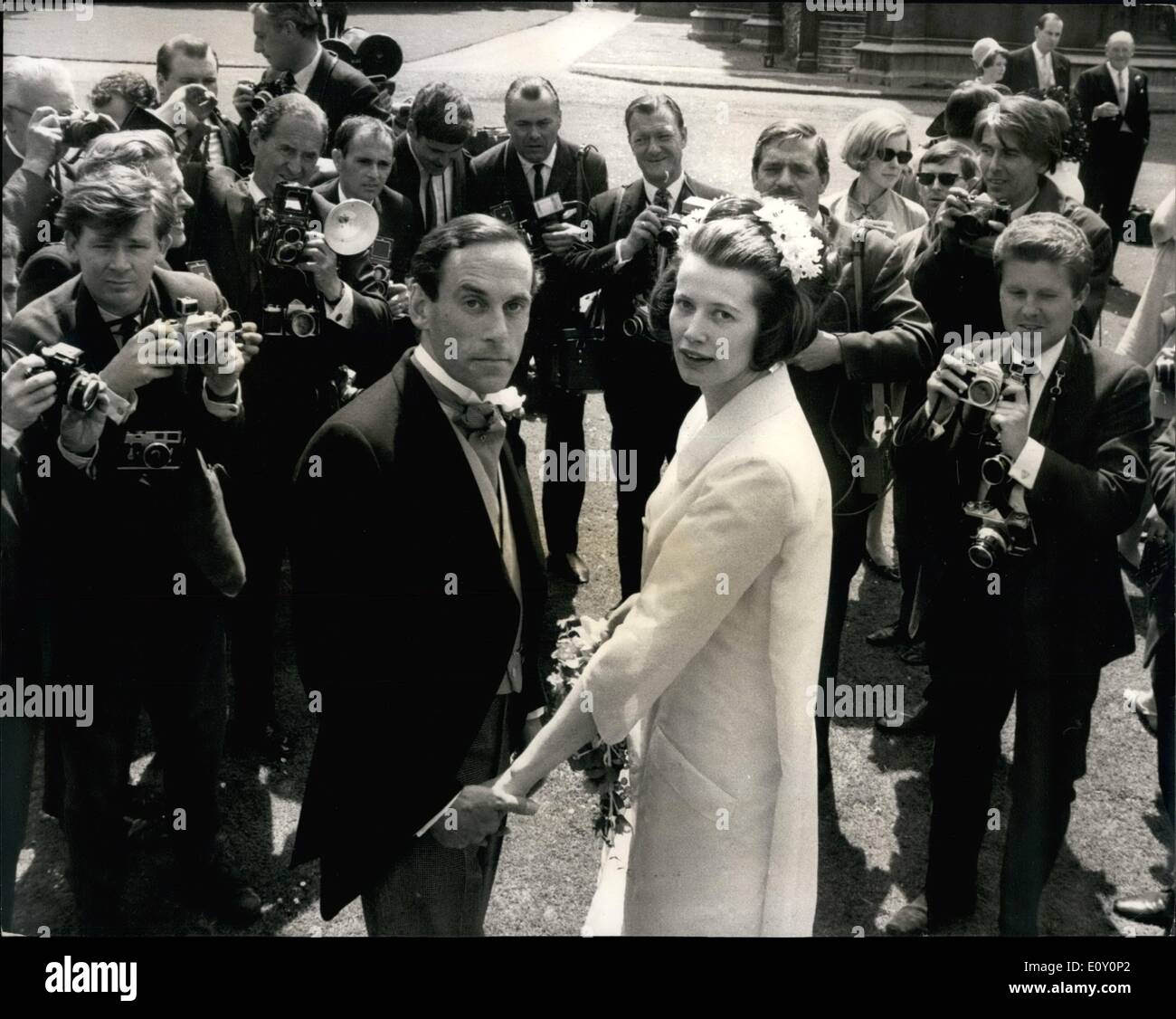 May 05, 1968 - Jeremy Thorpe the Liberal Leader Weds Caroline Allpass ...