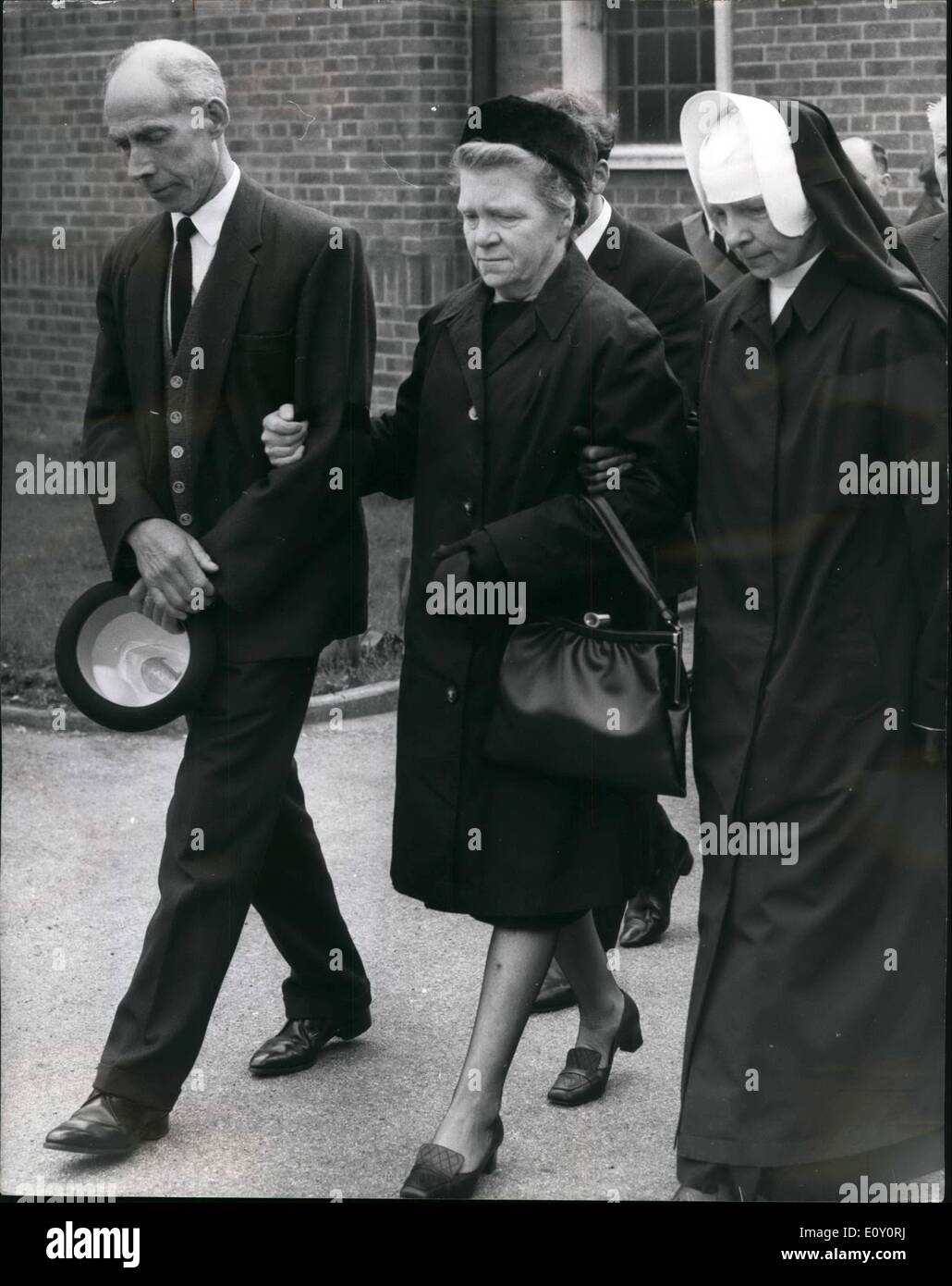May 05, 1968 - Funeral of heart donor Patrick Ryan.: The funeral took ...