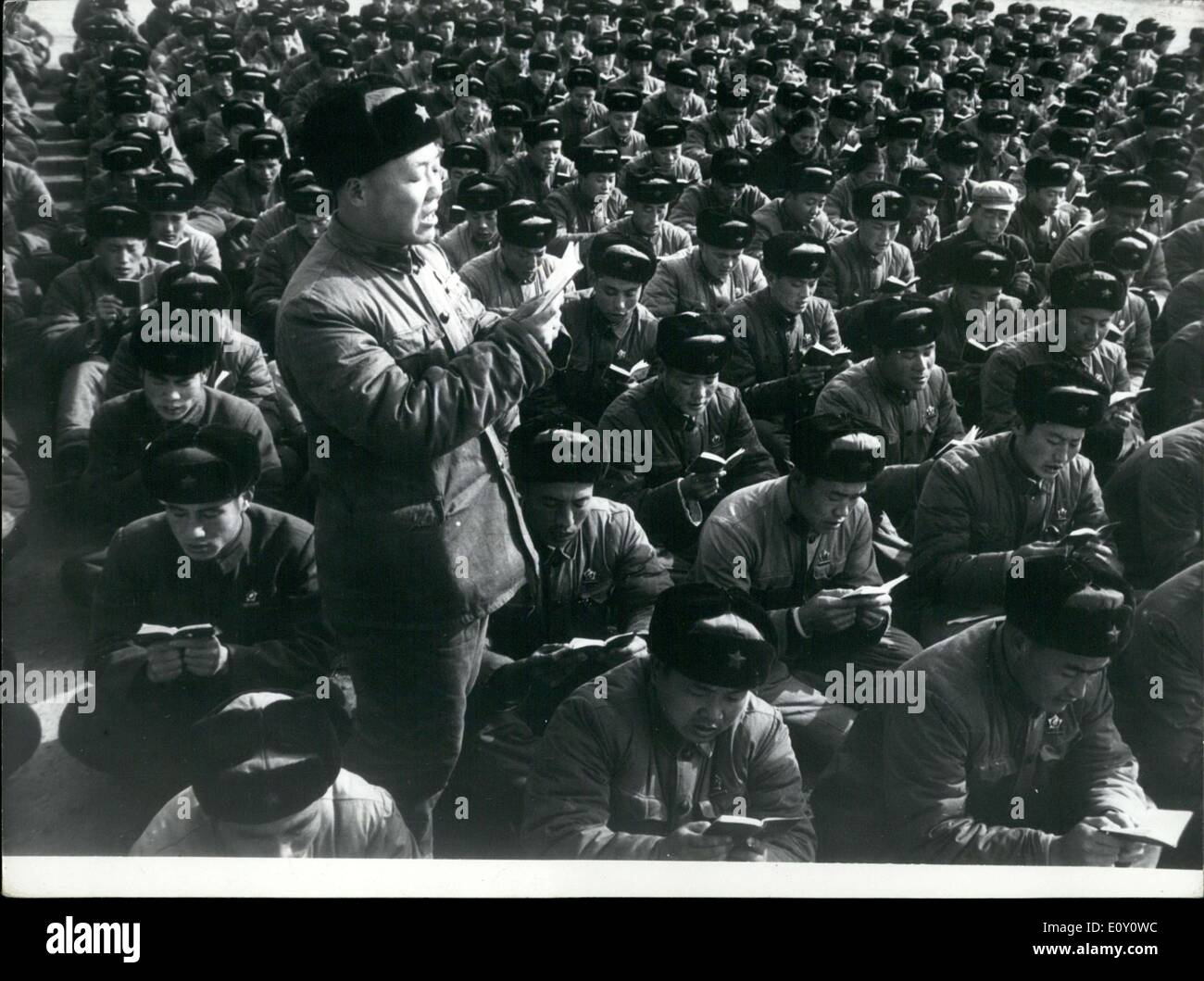 Feb. 21, 1968 - Chinese Marines Reciting from Mao's Little Red Book ...