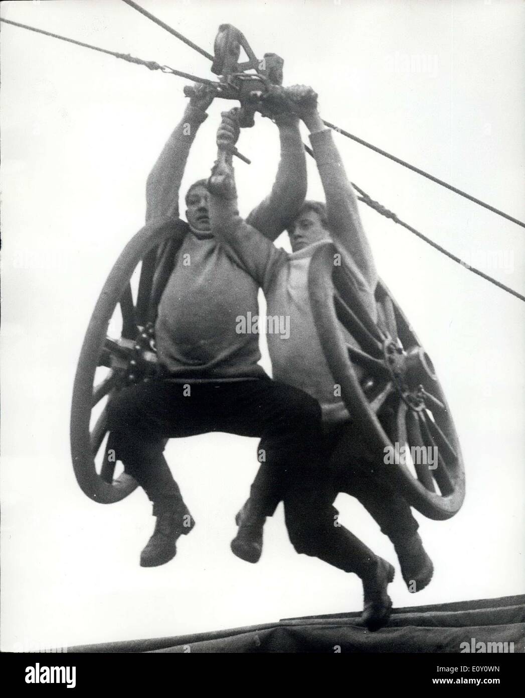 Feb. 23, 1968 - Portsmouth command field gun w train for Royal ...