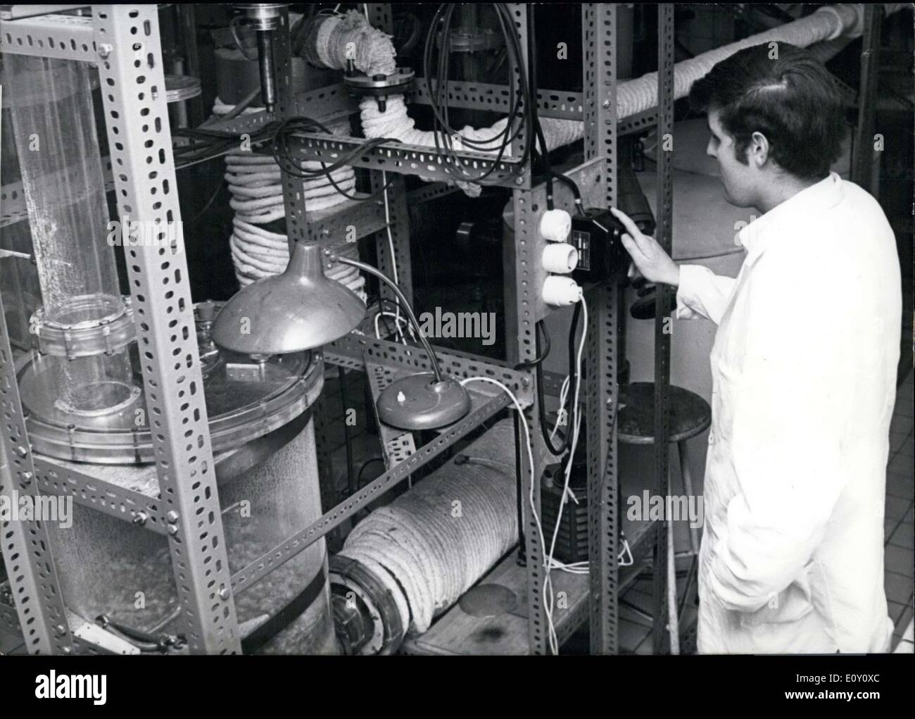 Pictured a machine developed dr wilhelm groth hi-res stock photography ...