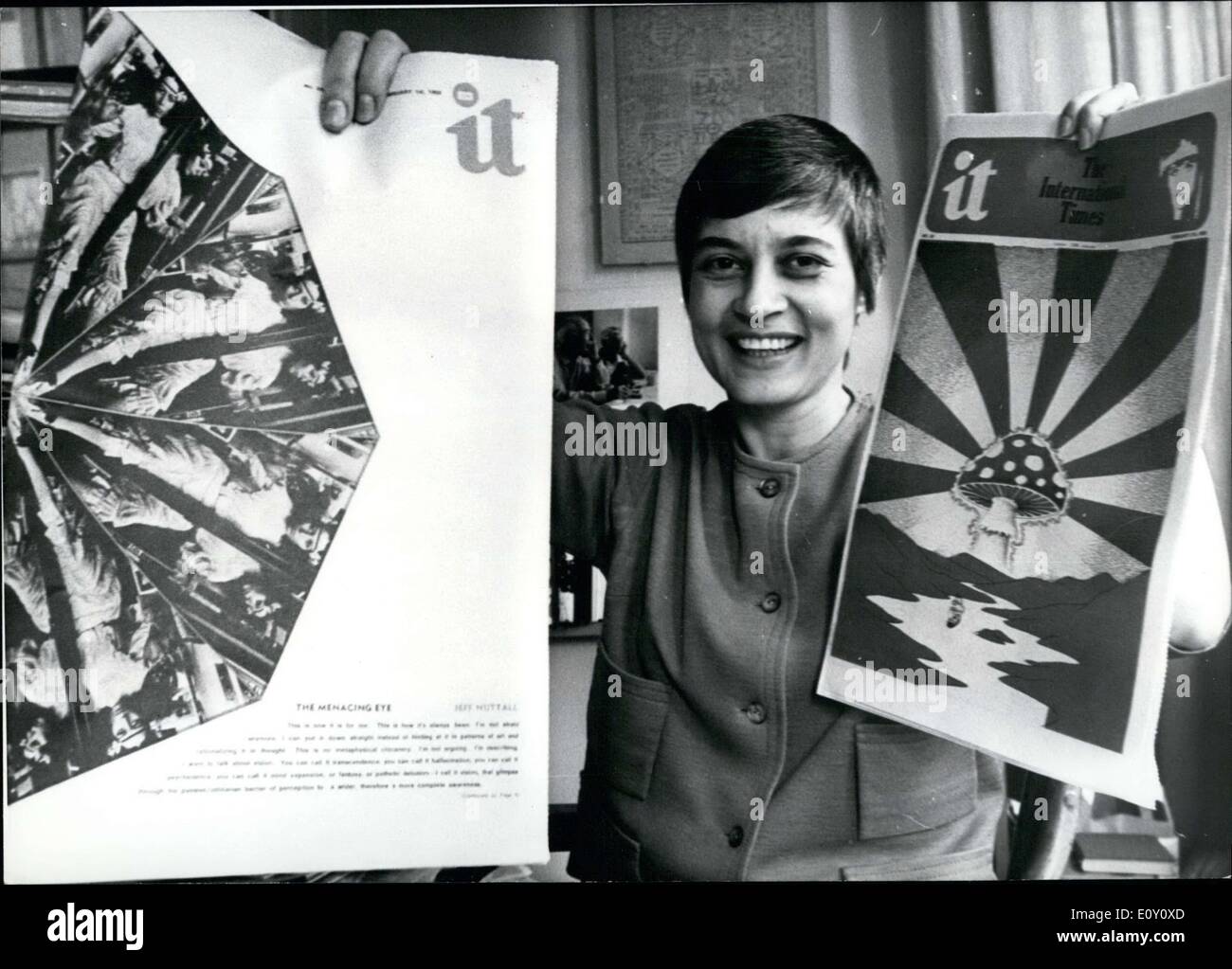Feb. 28, 1968 - German publisher Renate Gerhardt is pictured here with ...