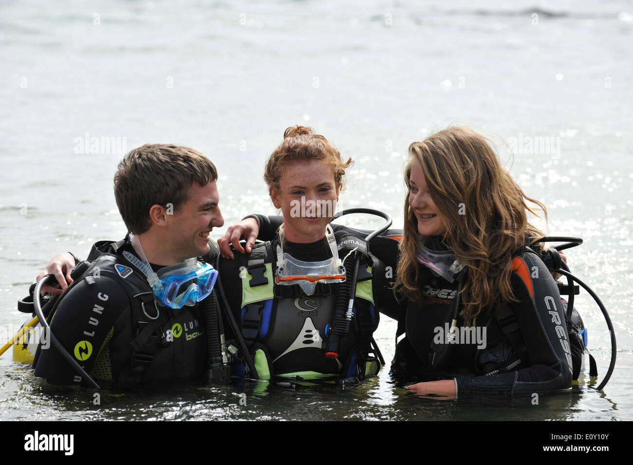 Cornwall scuba diver hi-res stock photography and images - Alamy