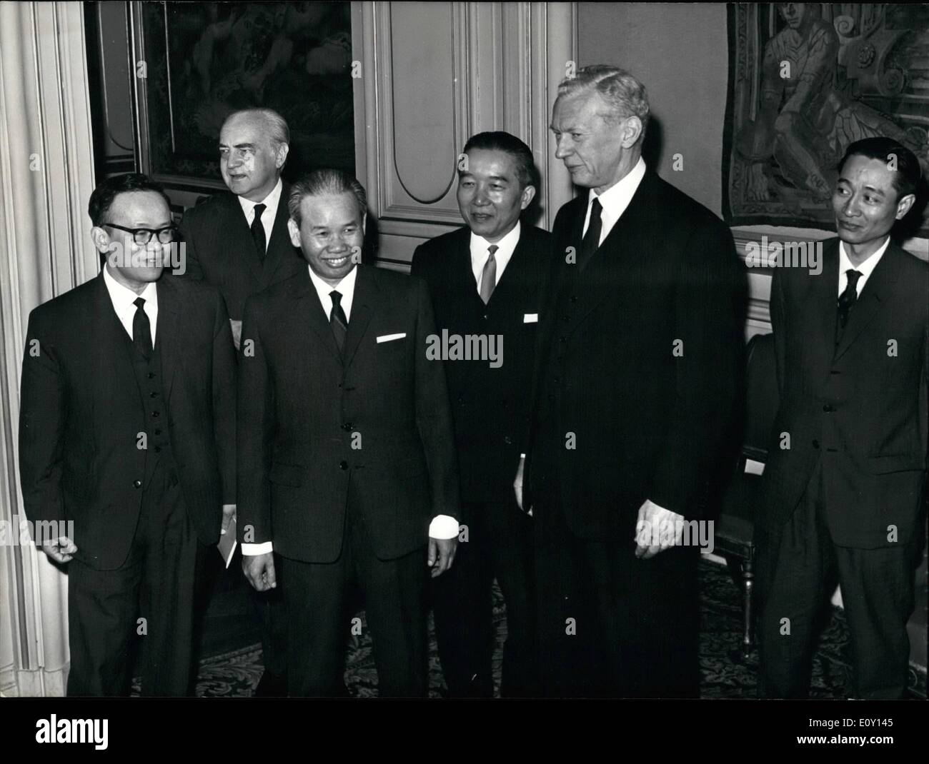 May 05, 1968 - Peace talks open in Paris: Photo shows North Vietnamese ...