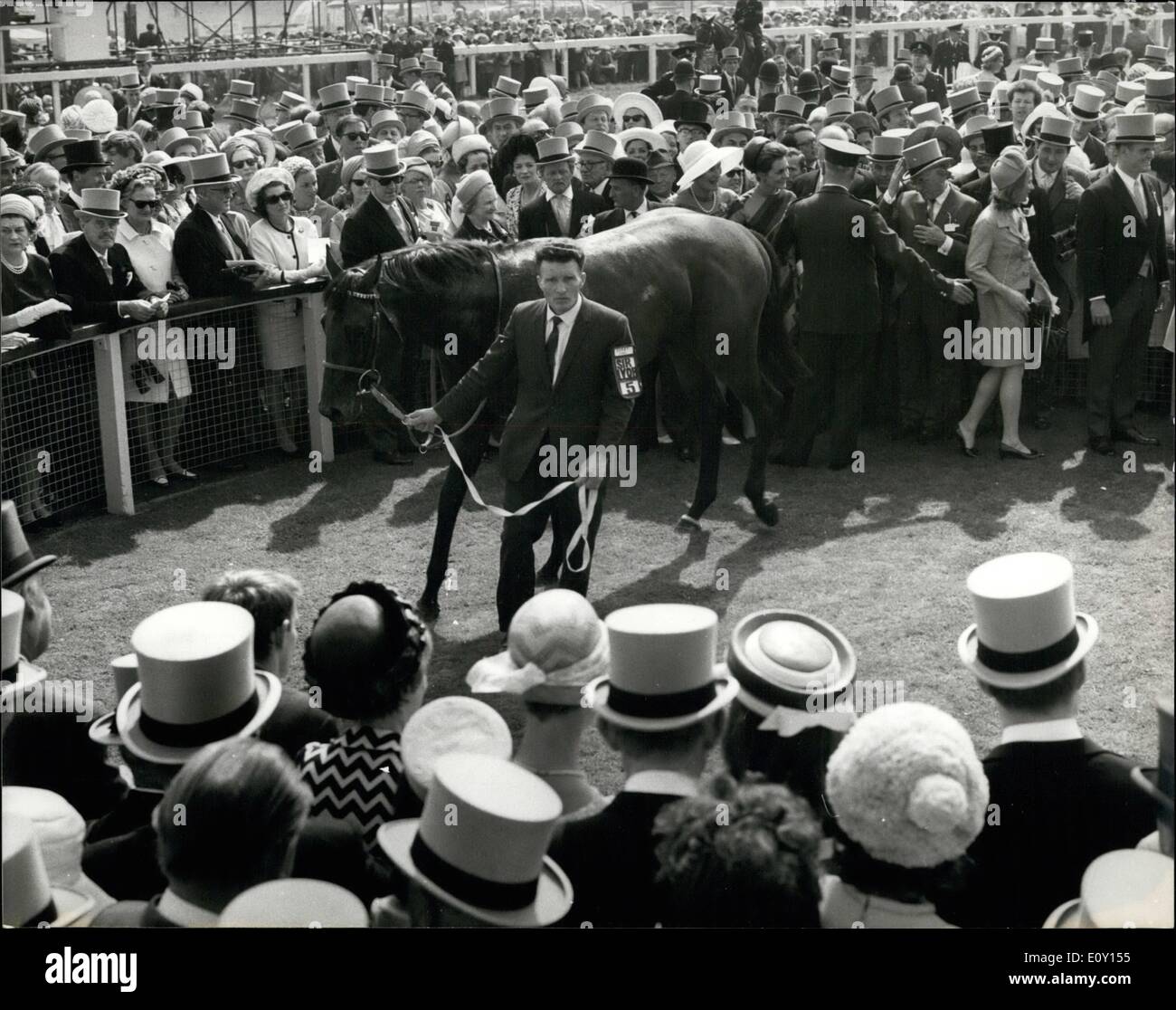 May 05, 1968 - Sir Ivor Wins The Derby: Sir Ivor, ridden by Lester ...