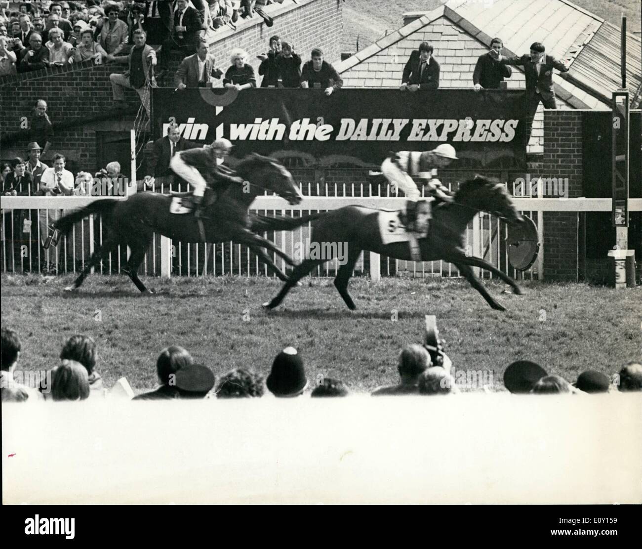 May 05, 1968 - Sir Ivor wins the Derby: Sir Ivor, ridden by Lester ...