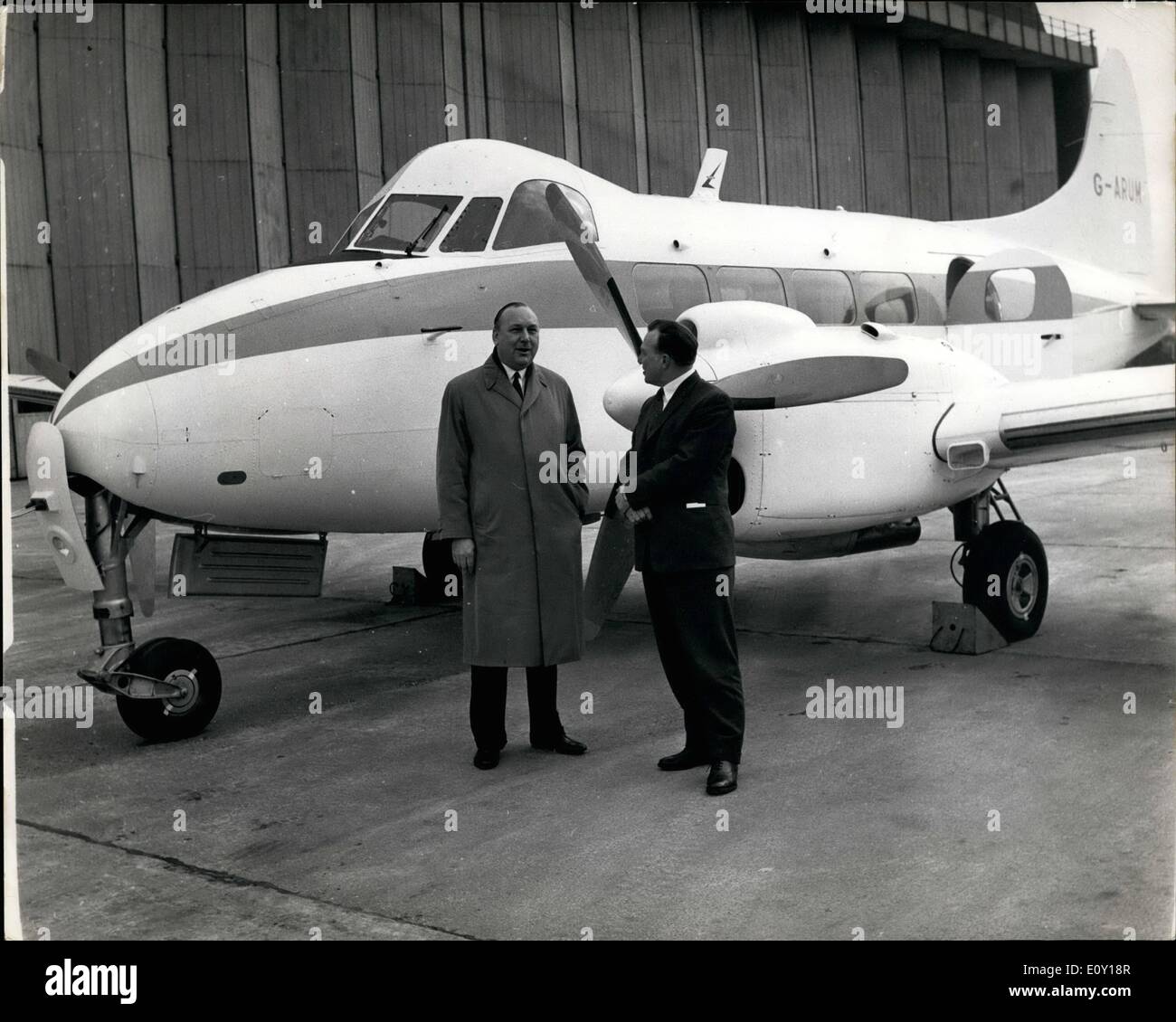 Mar. 03, 1968 - Lord Robens Takes Delivery of Coal Board's New Dove ...