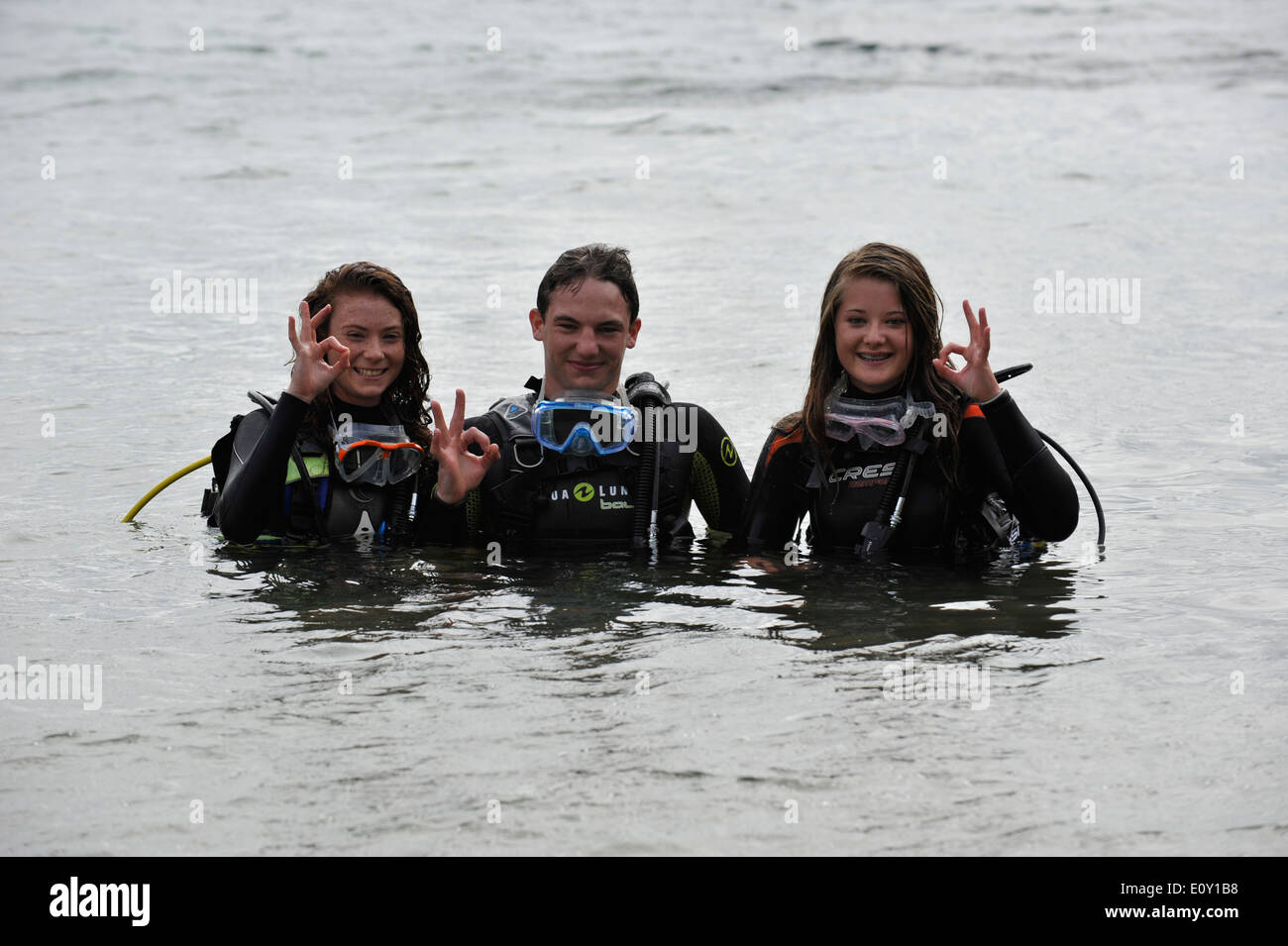 Cornwall scuba diver hi-res stock photography and images - Alamy