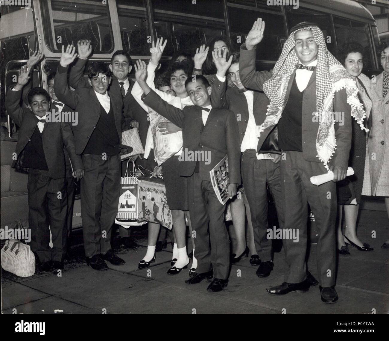 May 11, 1968 - Arab Refugees Arrive In Britain: Yesterday Twelve ...