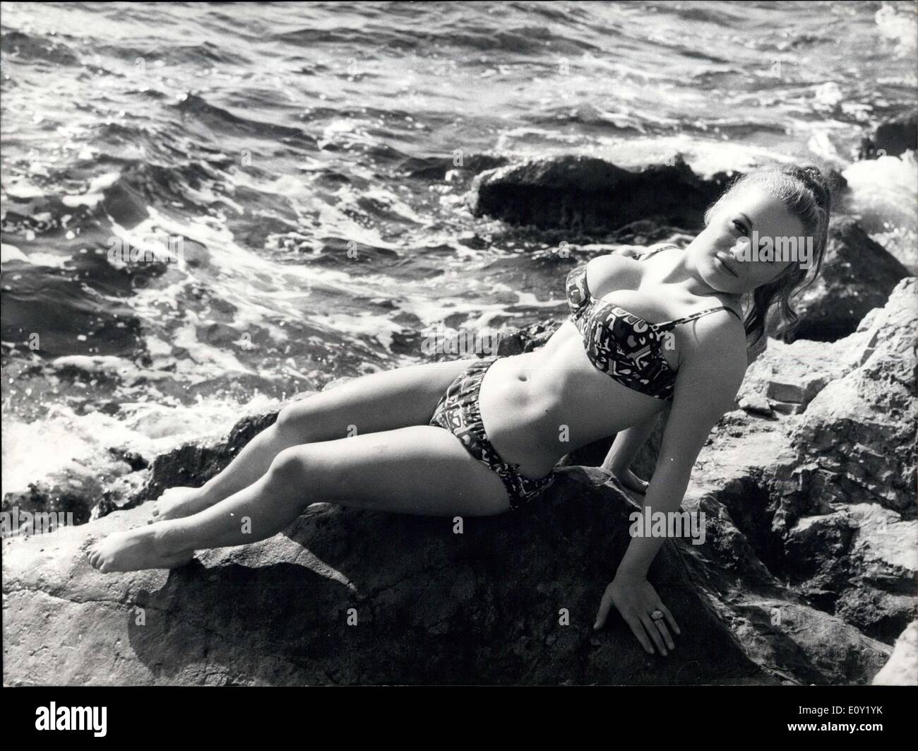 May 16, 1968 - A mermaid anybody would like to meet. Photo shows 18 year old French Starlet ...