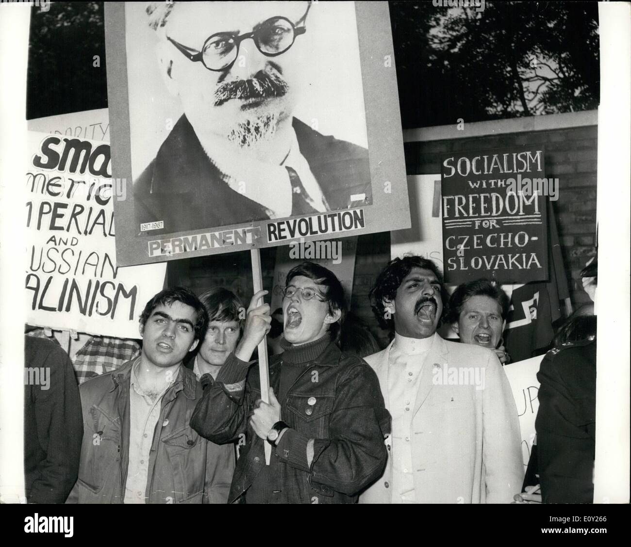 Aug. 08, 1968 - Demonstration in London Protesting Against Soviet ...
