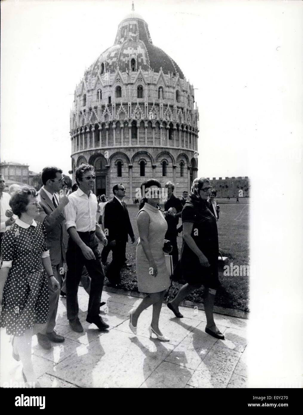 Aug. 12, 1968 - August 12th, 1968. Princess Margaret at Pisa. Photo ...