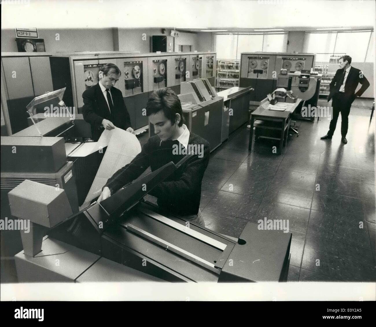 Jun. 06, 1968 - The English Electric Computer which was used to provide ...
